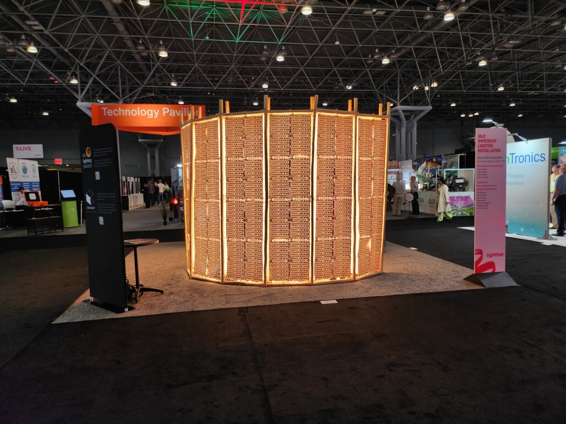LightFair 2023 Immersive Lighting Installation - The Lighting Practice